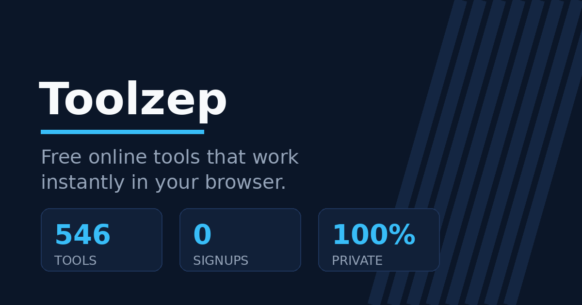 Code Formatting, Regex & Design Tools — 48 Free Online Tools | Toolzep